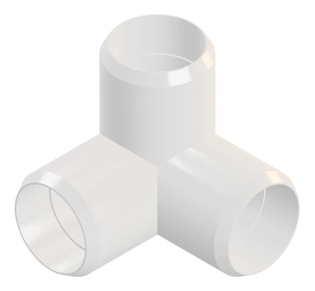 Codo PVC 3 Vías 1/2″ – Visión Contacto